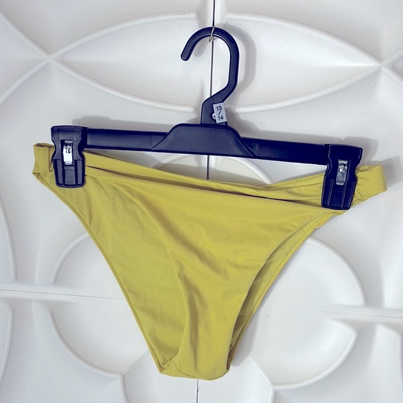 Andie | Swim | Andie Swim Yellow 9s High Waisted Bottom Sz S 69 | Poshmark